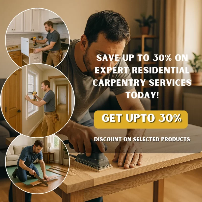 Residential Carpentry Dubai & Abu Dhabi | Never Again Offer